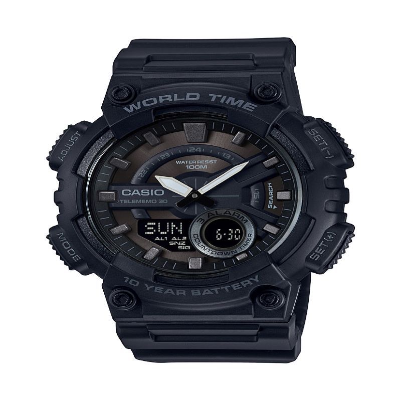Analog and Digital Combination Watch - (Black) | CC10727