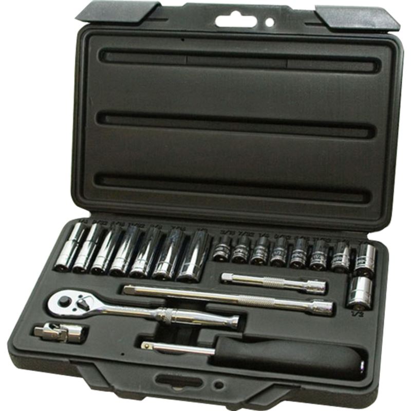 21 - Piece SAE Socket Set with Case | CC10210